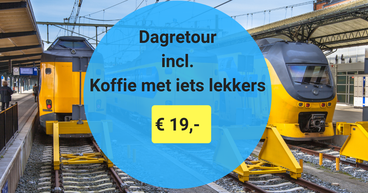 Treinkaartjes actie Spoordeelwinkel februari 2020 - € 19,-